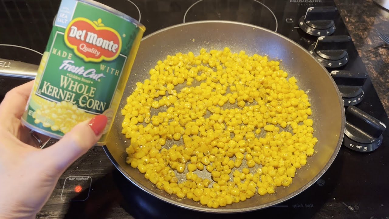 How To Cook Canned Corn - YouTube