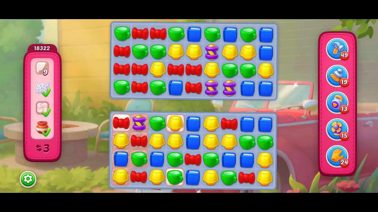 Homescapes Super Hard Level 18322 - YouTube