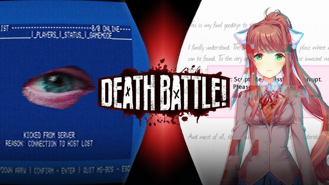 Fan Made Death Battle Trailer: JOHN_DEV vs Monika - YouTube