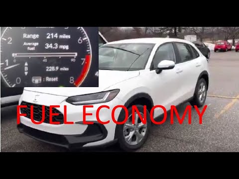 Honda HRV gas mileage and fuel economy review - YouTube