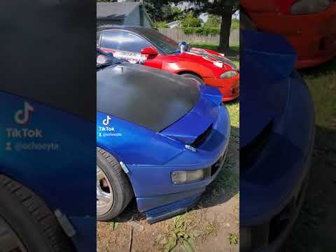 pop up headlights 1990 nissan 300zx .Z32 fairlady. - YouTube