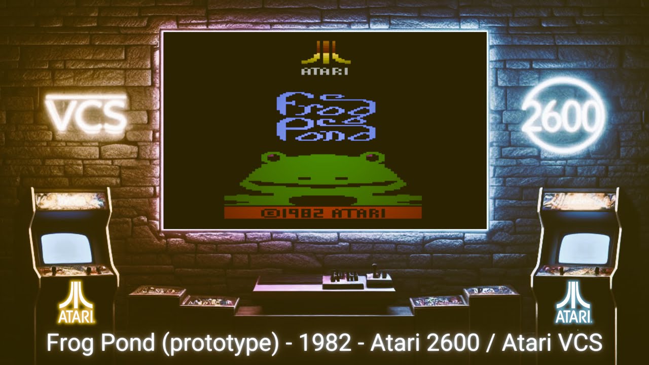 Frog Pond (prototype) - 1982 - Atari 2600 ( Atari VCS ) - YouTube