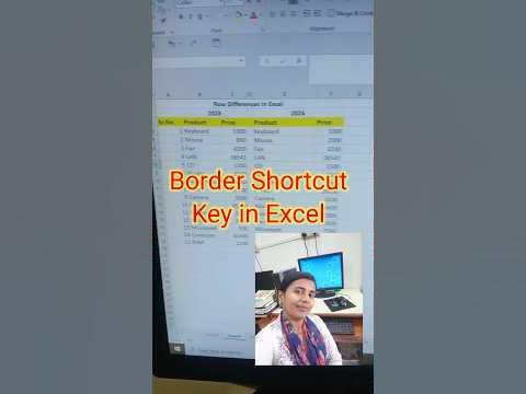 Border shortcut key in Excel |Border kaise lagaye excel me#shorts@tls ...