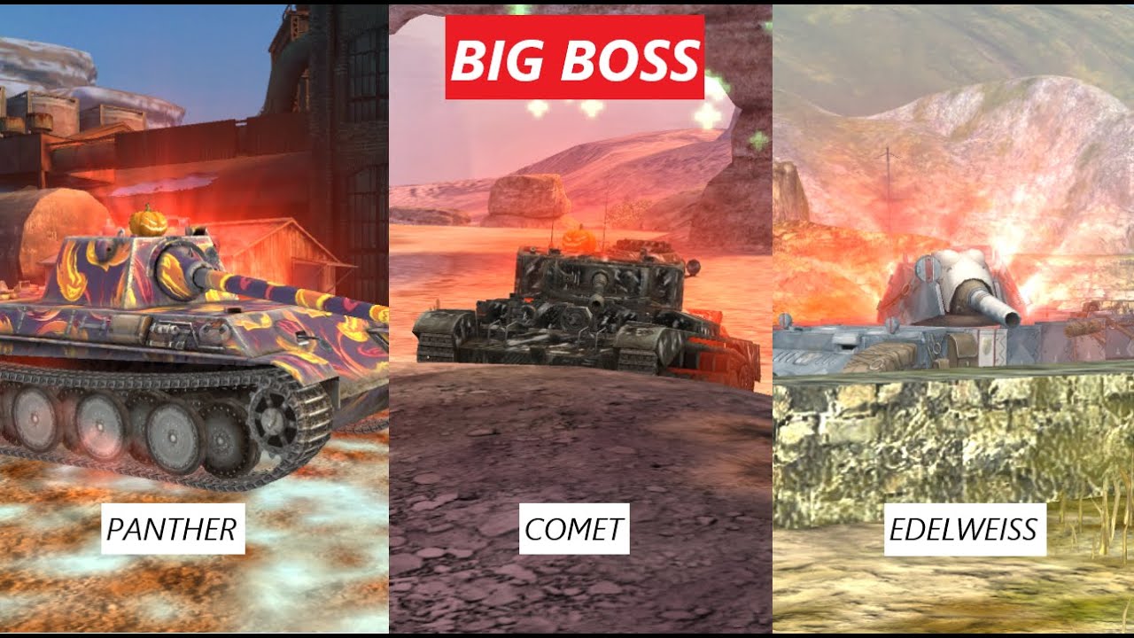 Big Boss WOTB Tier 7 Series (Panther, Edelweiss & Comet) - YouTube