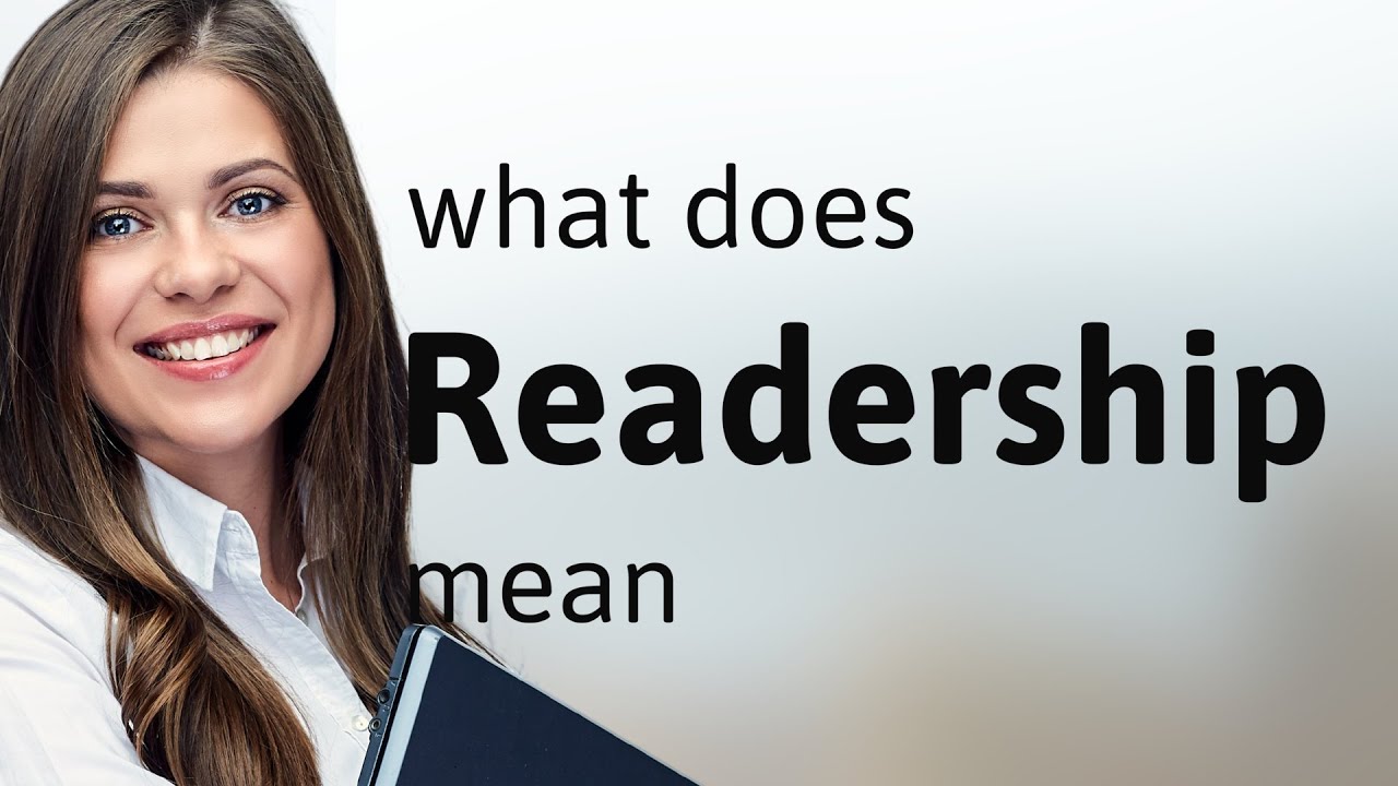 Readership — definition of READERSHIP - YouTube