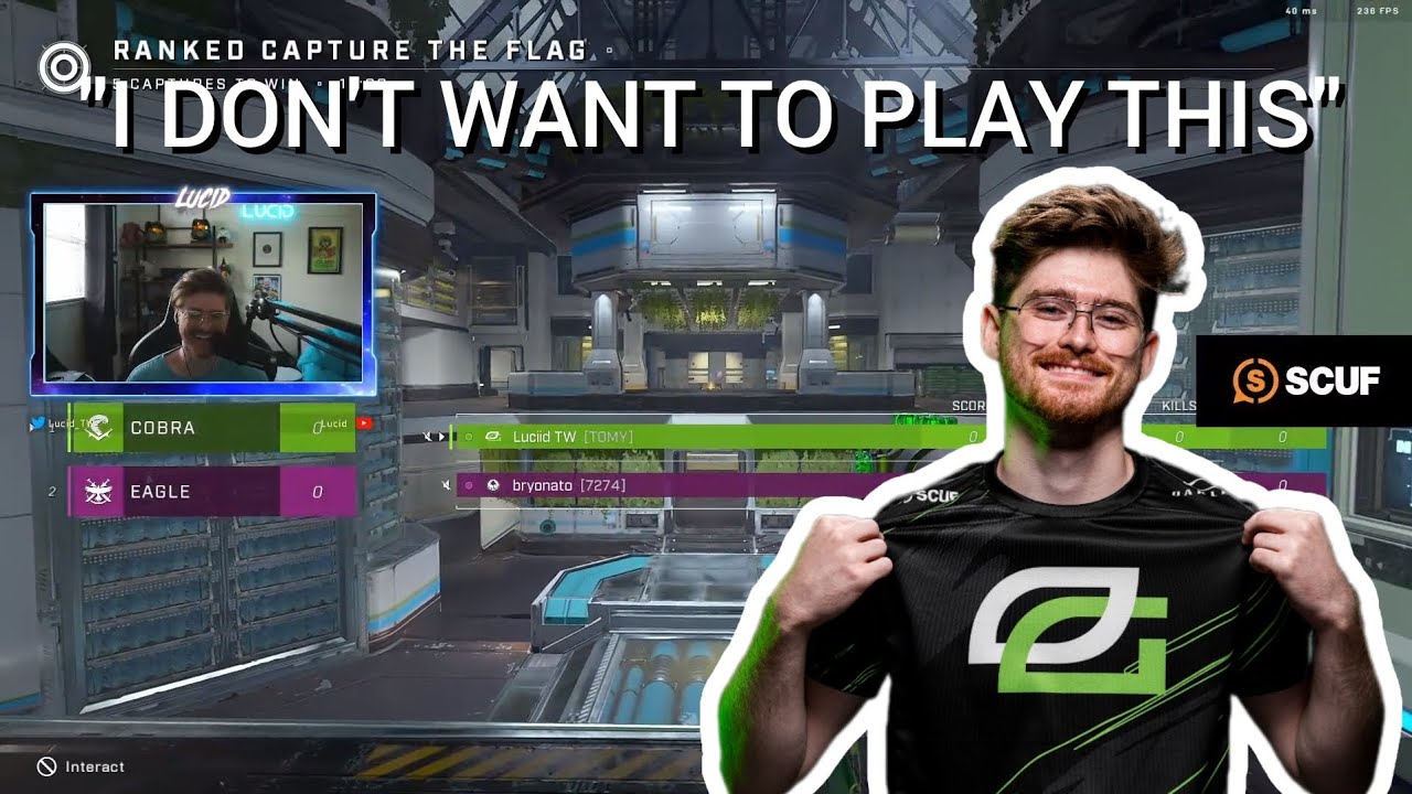 OpTic Lucid Tries New Ranked 1v1 Playlist - YouTube