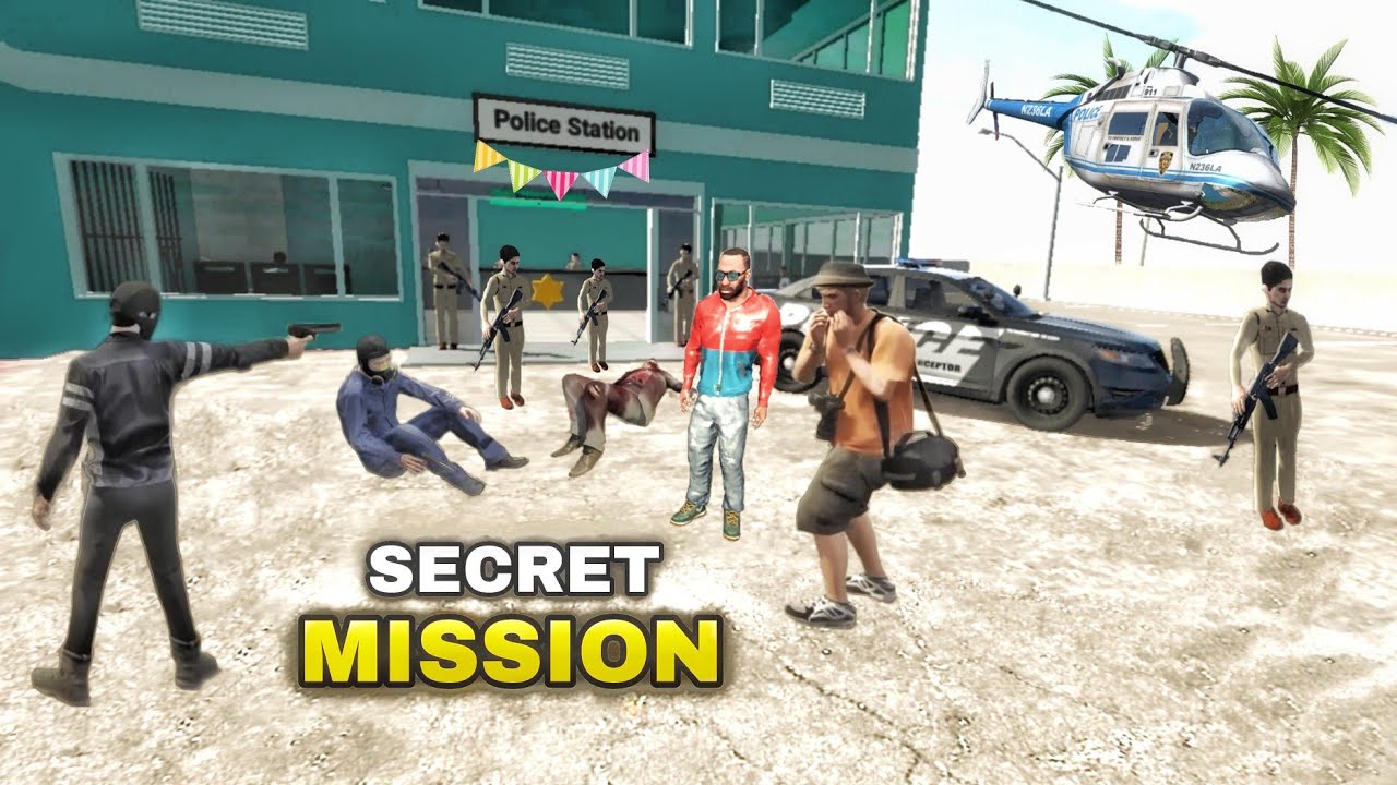 Franklin Secret Mission Police Station In Indian Bike Driving 3D - YouTube