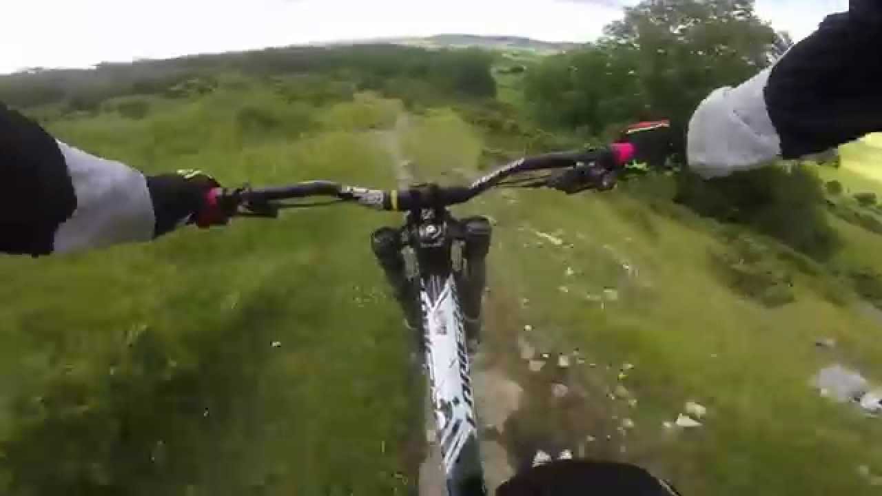 Farleton Knott downhill track. 25/07/2015. Lake District mountain ...