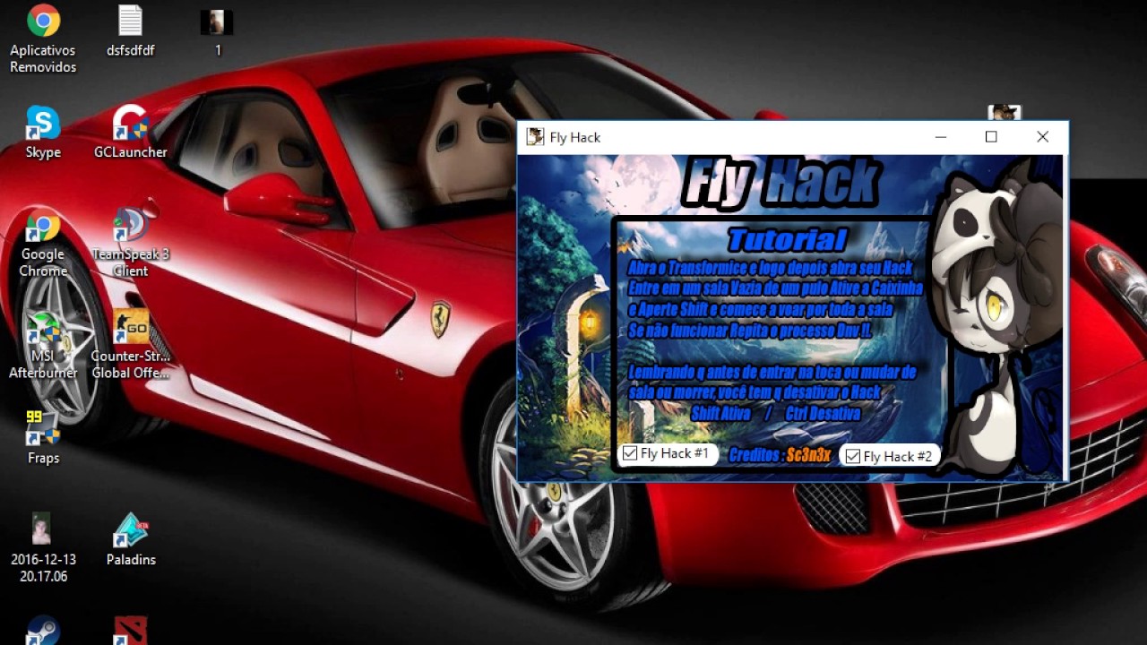 Fly hack transformice 08/01/2017 - YouTube