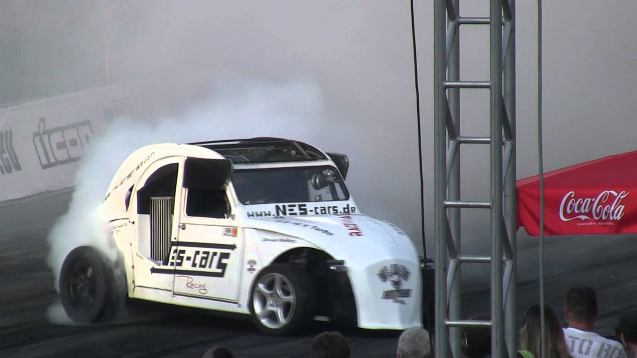 2CV Turbo Burnout Finals @ Bike and Musicweekend 2012 in Geiselwind ...