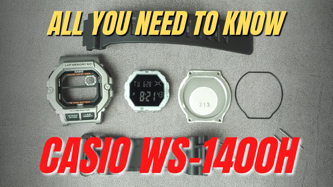 Casio WS1400 Review - GShock on a budget ? - YouTube