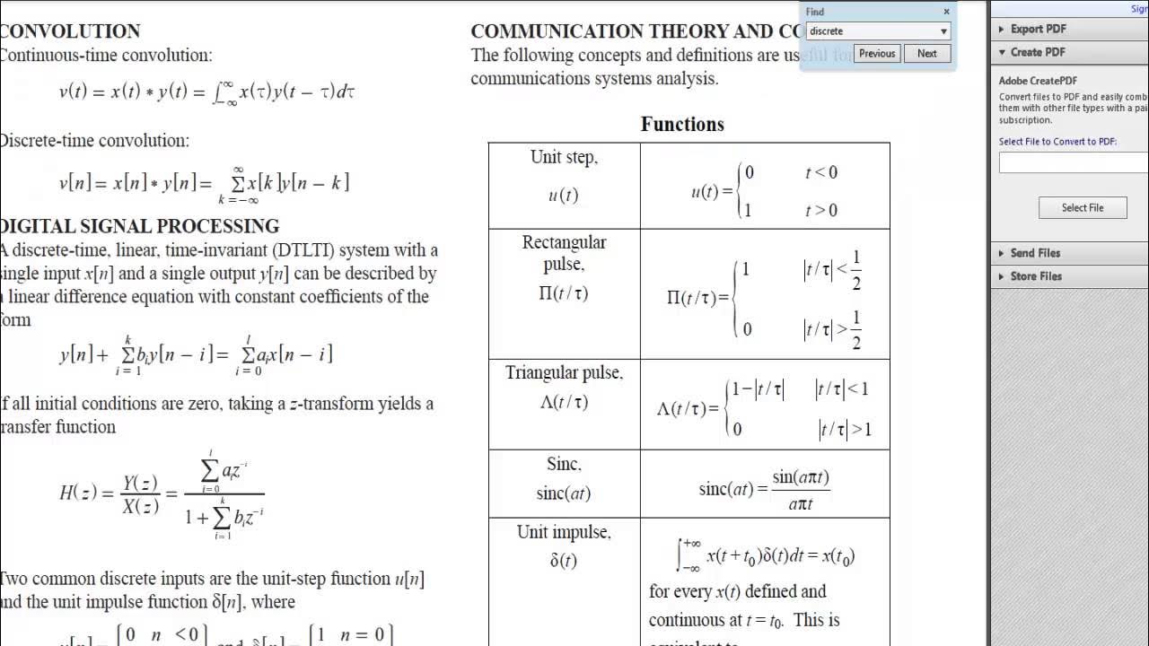 Discrete Time Convolution 2 - YouTube