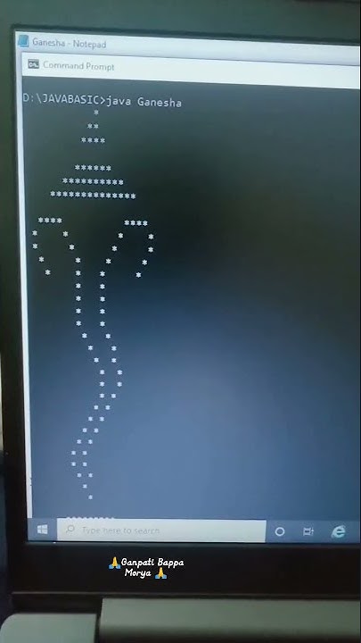 Ganpati Bappa Morya🙏 ️ Java #java #javaprogramming #1stshortvideo #start #blessed - YouTube