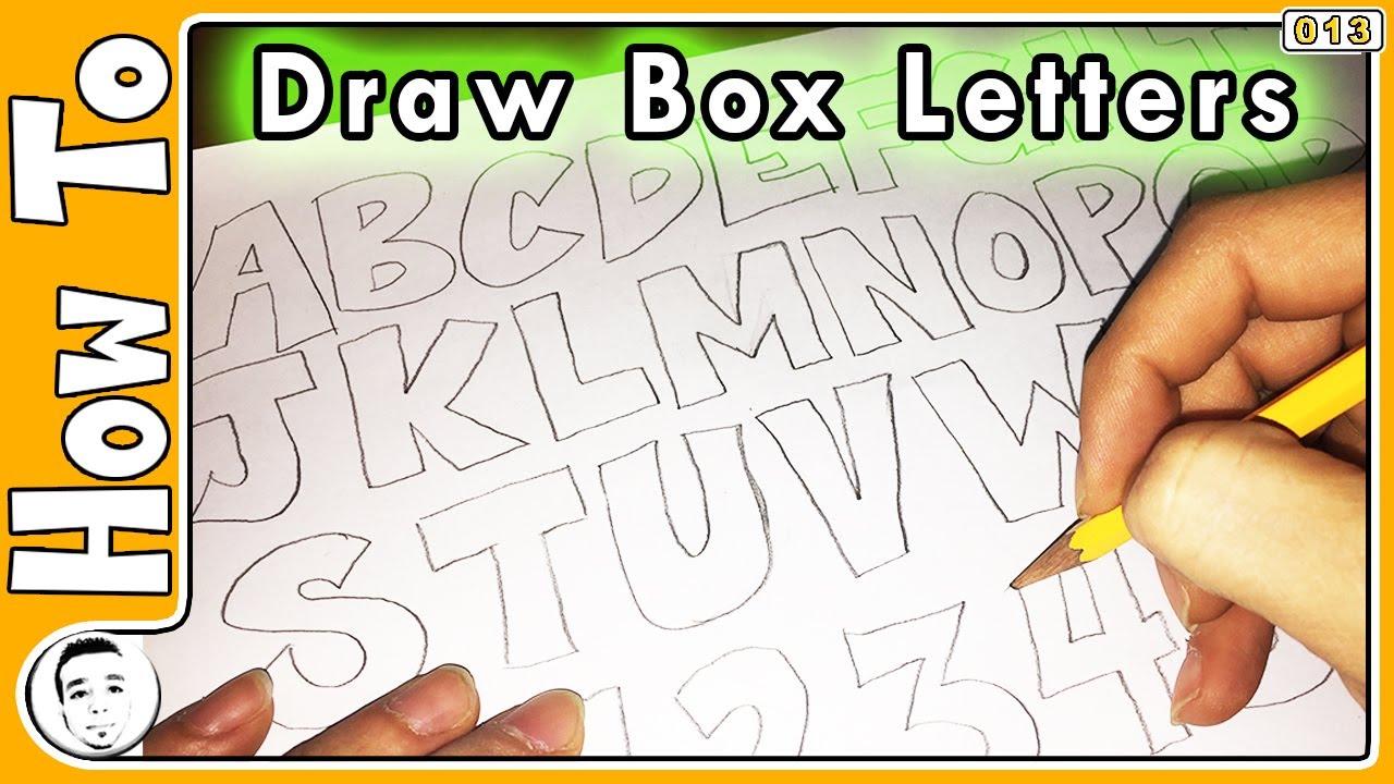 Standard Box Lettering! - YouTube
