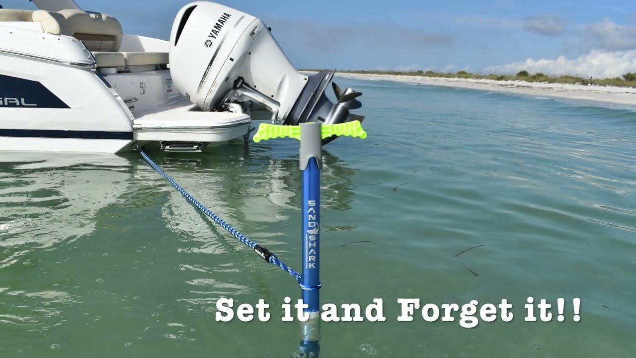 Mega Sport Boat and Pontoon Sand Anchor - YouTube