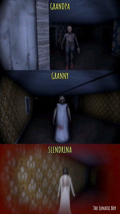 Granny vs Grandpa vs Slendrina in Granny 4 | Jumpscare Battle #shorts #evolution #horrorgaming ...