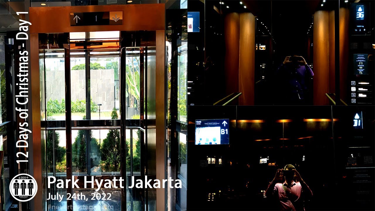 [Merry Christmas! 4K60] 3x EPIC KONE Lifts / Elevators at Park Hyatt ...