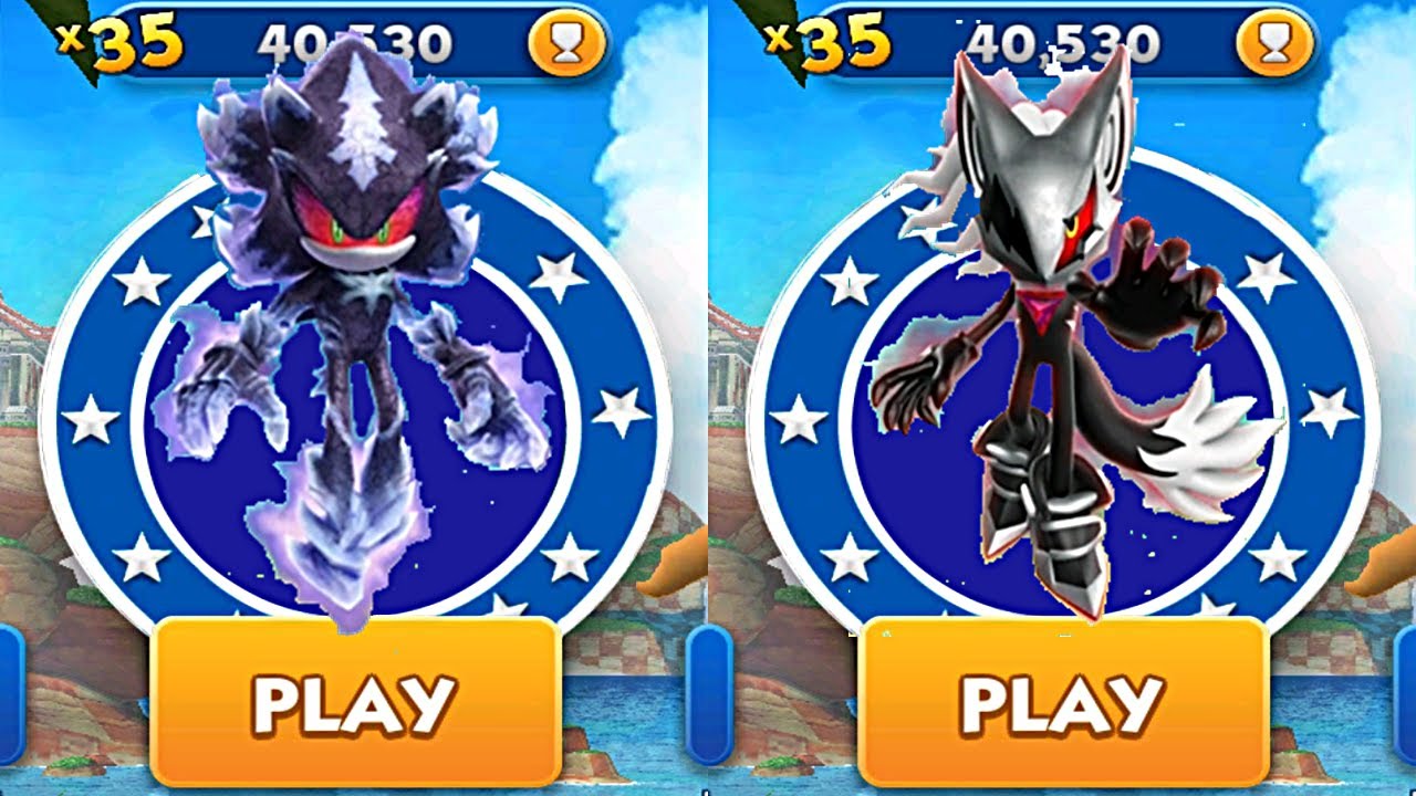 Mephiles vs Infinite (Dark Mode) - All characters in Sonic Dash ...