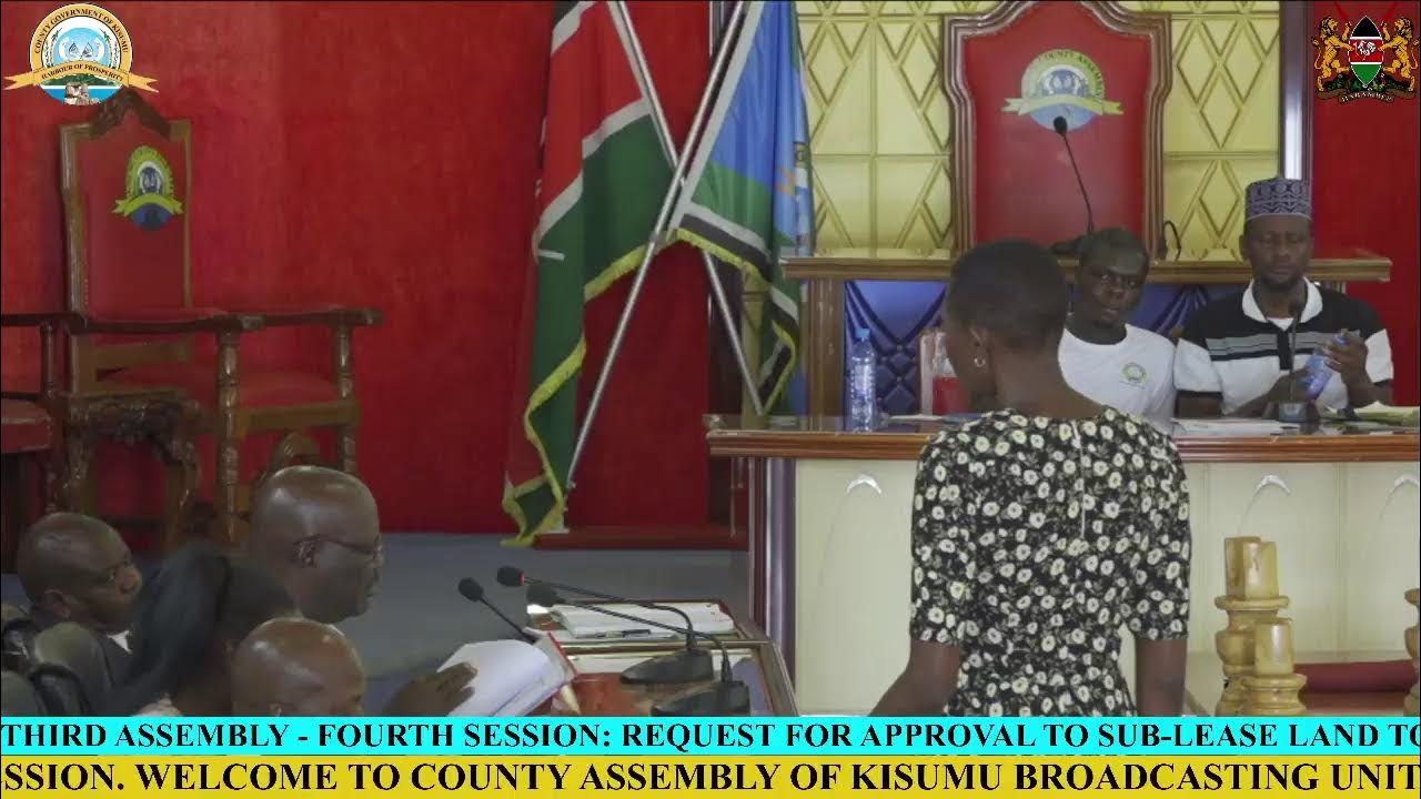 KISUMU COUNTY ASSEMBLY LIVE PROCEEDINGS - YouTube