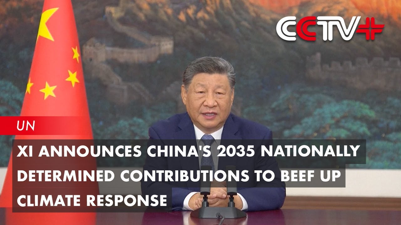 Xi Announces China's 2035 Nationally Determined Contributions to Beef ...