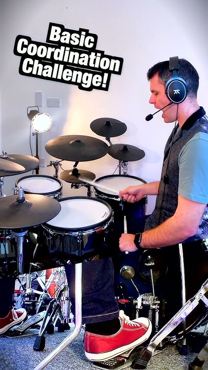 Basic Coordination Challenge - DRUM LESSON #drumlessons #drums #drummer ...