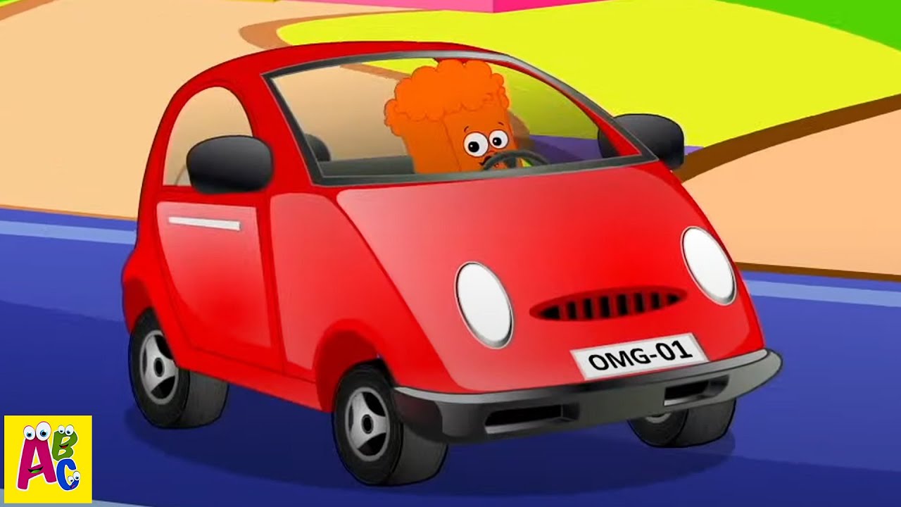 La Macchina Rossa di Papà Filastrocca Per Piccoli In Italiano - YouTube
