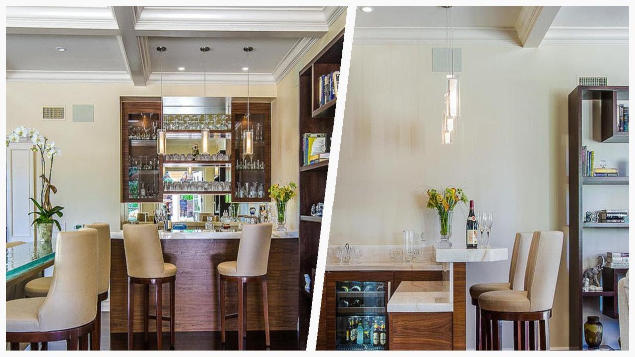 75 Large Home Bar With Mirror Backsplash Design Ideas You'll Love 🔴 ...