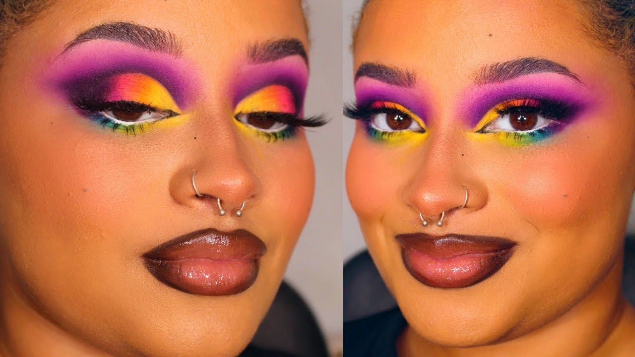 HOW TO DO: SUNSET EYESHADOW TUTORIAL - YouTube