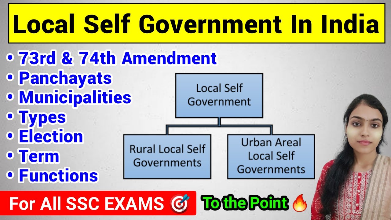 Panchayats and Municipality | Indian Polity GK | Local Self Government ...