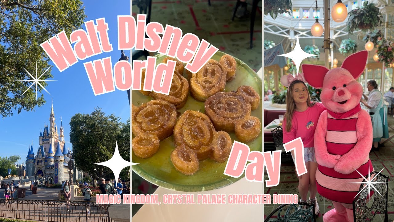 Walt Disney World Day 7 | CRYSTAL PALACE CHARACTER DINING | MAGIC ...