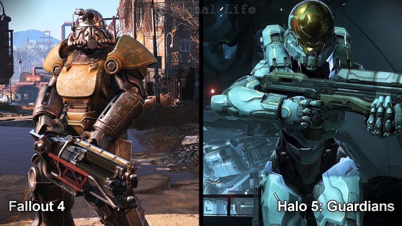 Fallout 4 vs Halo 5: Guardians - Which Is Better? - YouTube