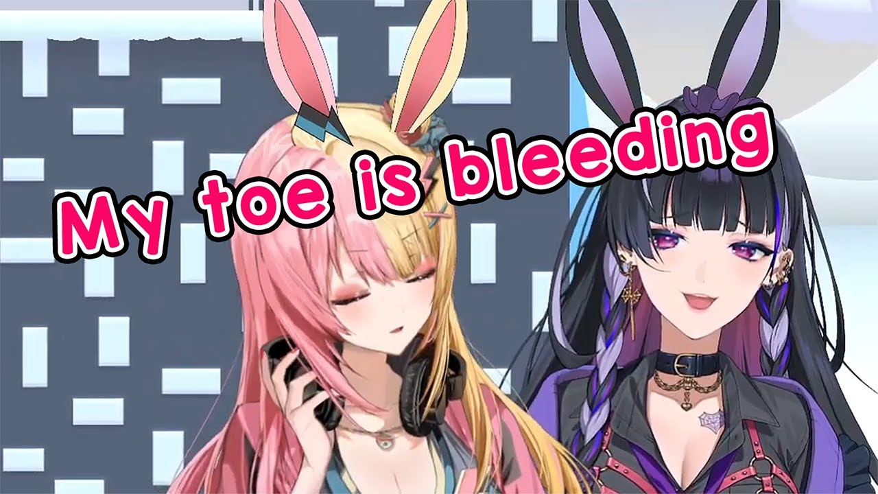 Kotoka Stubbed Her Toe on Meloco's Stream - YouTube