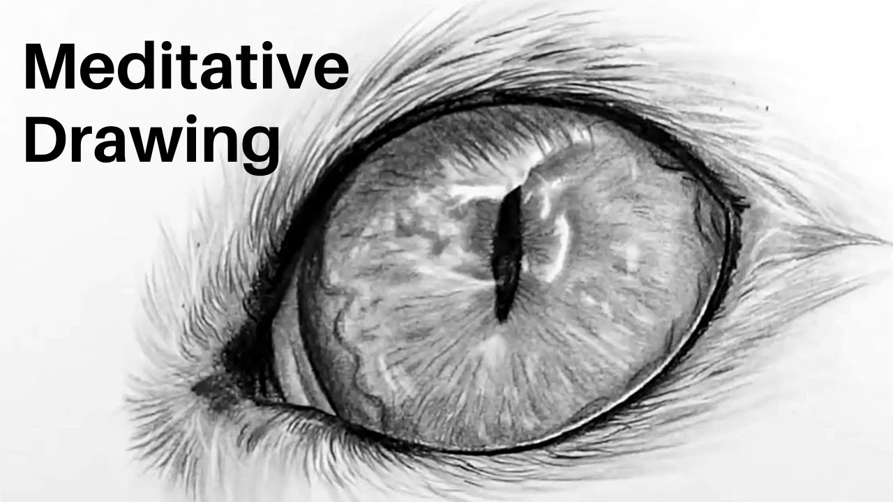 Meditative Drawing for Anxiety - Relax Your Mind and Focus Better - YouTube