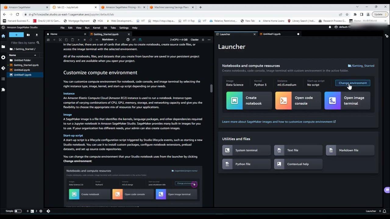 AWS Sagemaker Studio UI Overview - YouTube