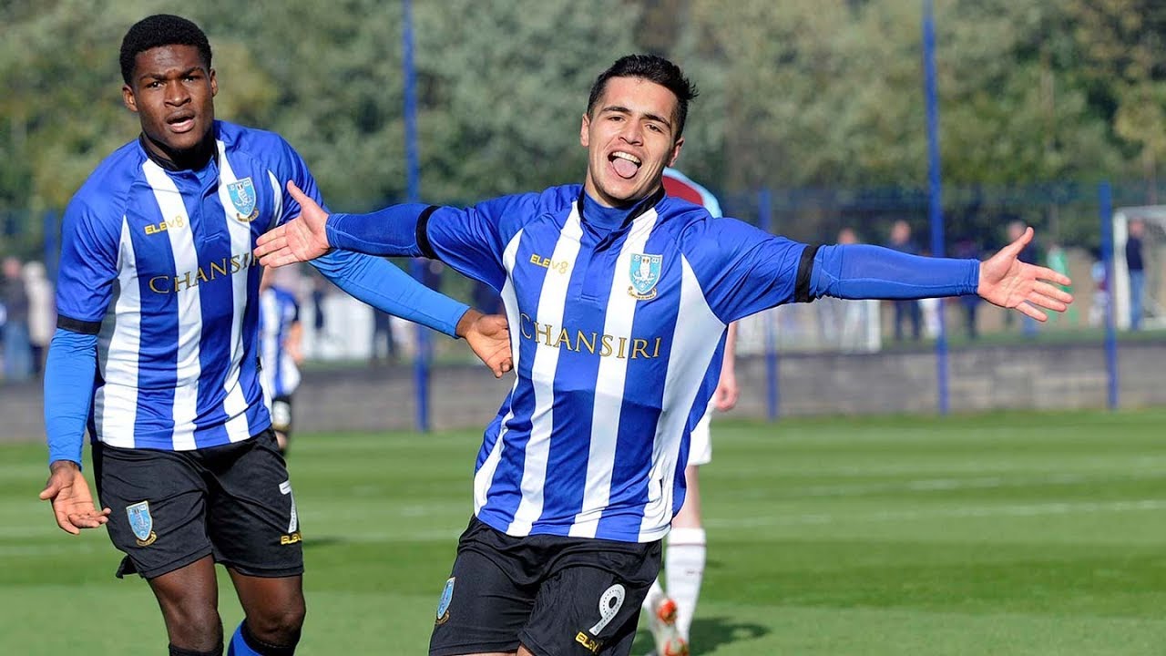 Eyad Hammoud hat-trick | Owls U18s 4-1 Burnley - YouTube