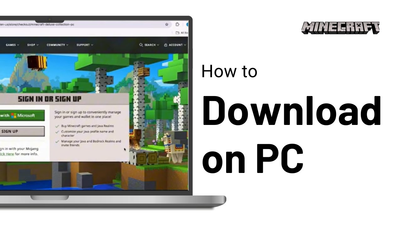 How to Download MineCraft on PC - YouTube