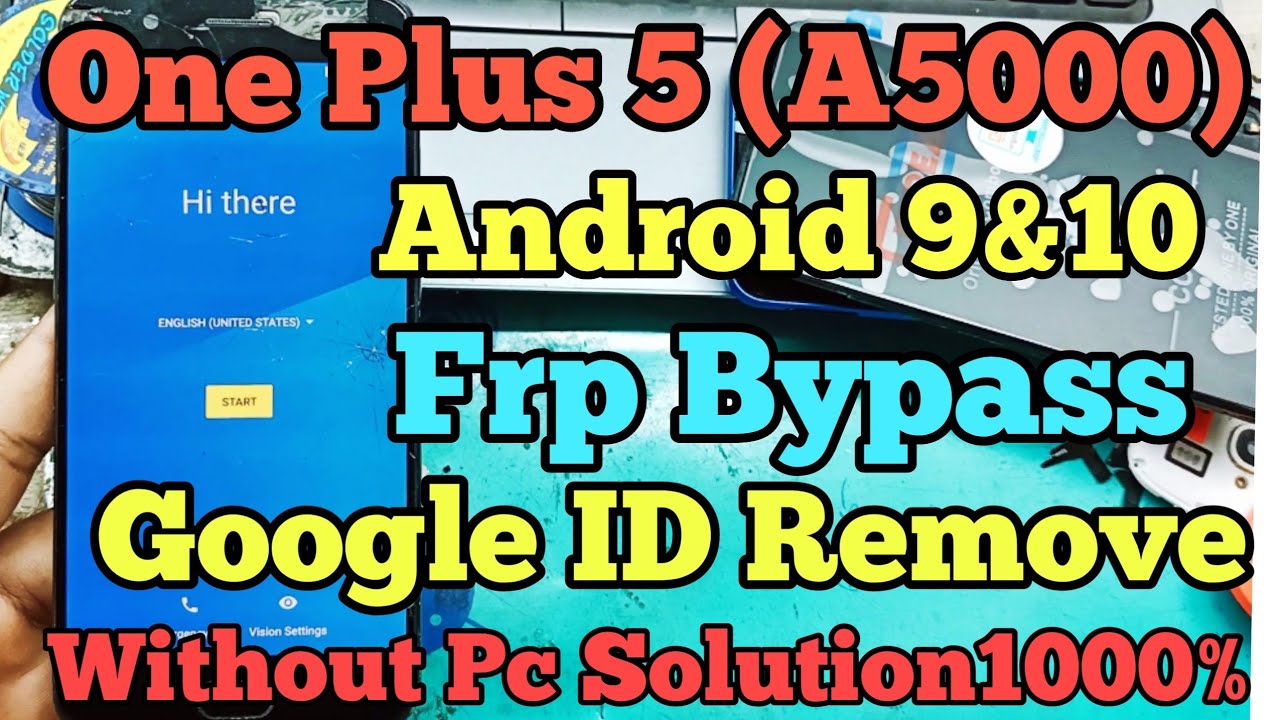 One plus 5 Frp Bypass Without pc || One plus A5000 Frp Remove || One ...