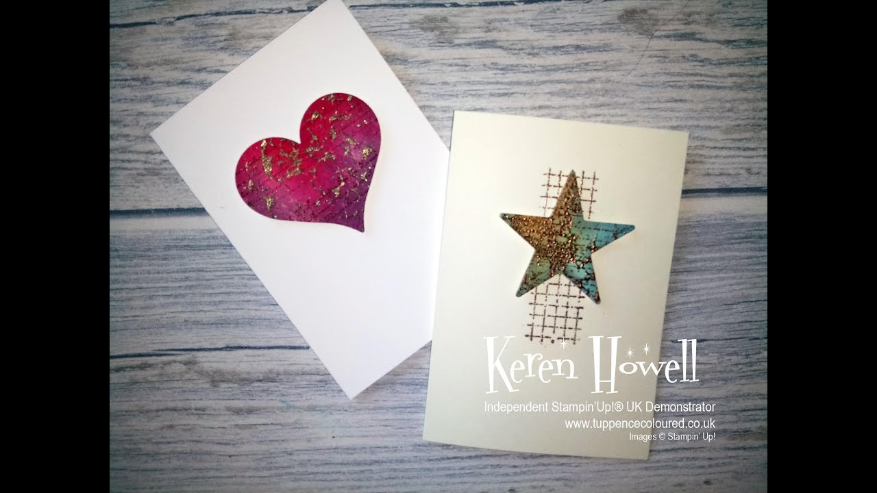 Stampin' Up! Background Techniques - YouTube