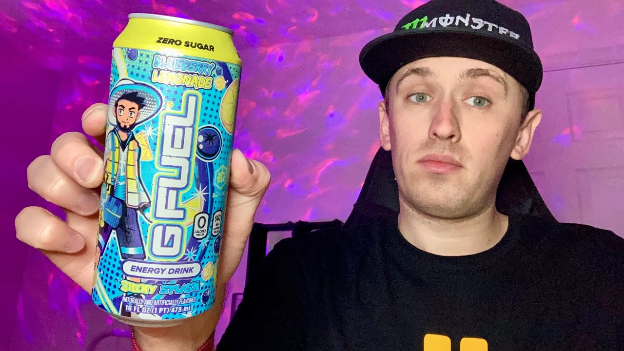 Drink Review - GFuel: Shiny Splash (GFuel Can) - YouTube