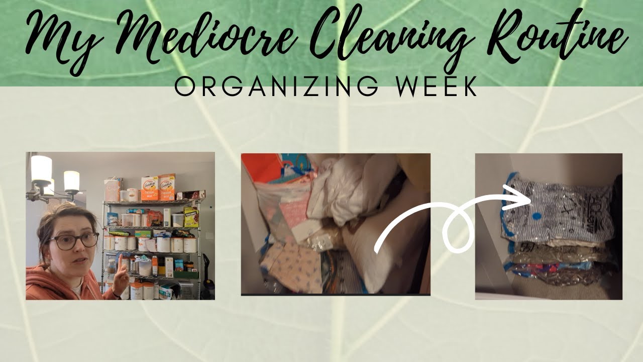 Mediocre Cleaning Routine || Organizing the House || Three - YouTube