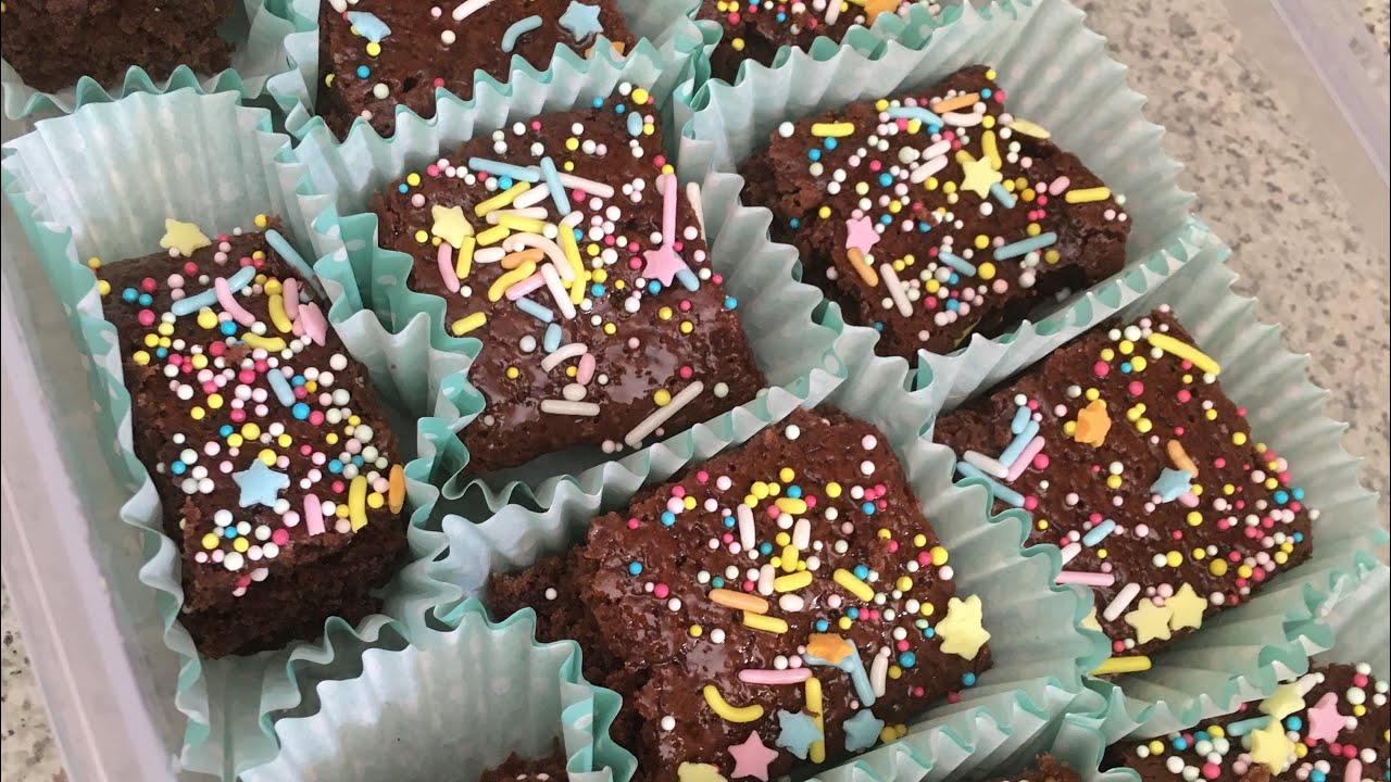 Let’s make a Galaxy Double chocolate Brownies - YouTube