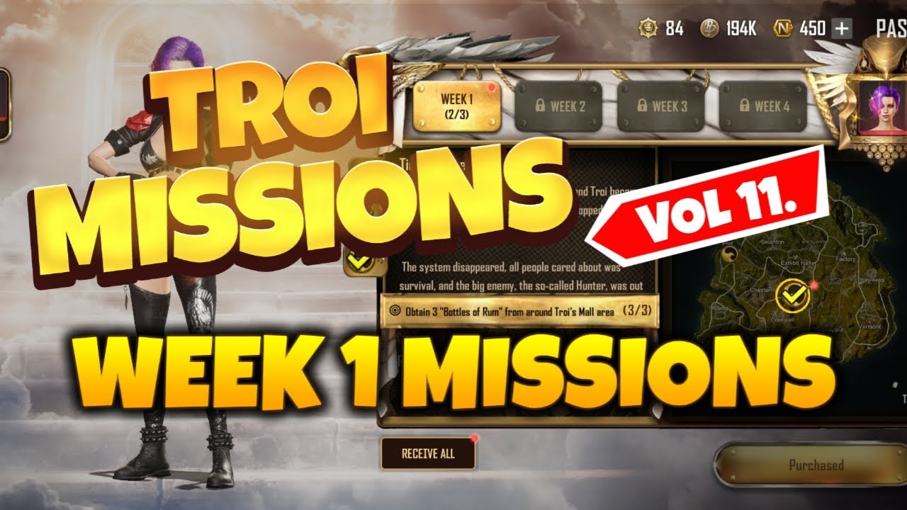Pubg New State - Vol 11 - Week 1 mission locations - YouTube
