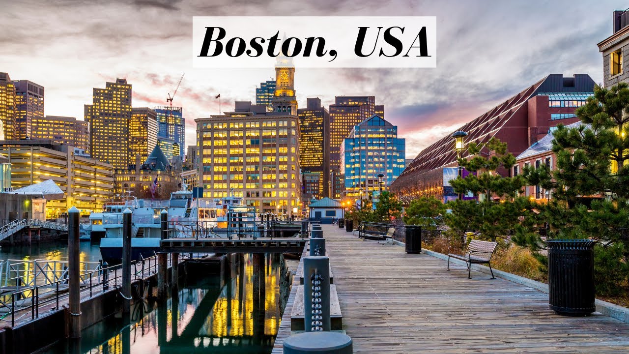 Boston, USA Tour by drone [4k] - YouTube