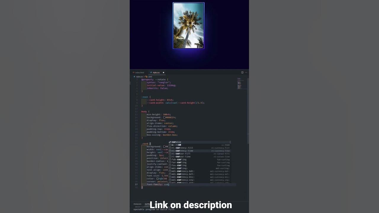 Make Magic Card Using Html Css Html Css Html5 Htmlcss Website Javascript Youtube