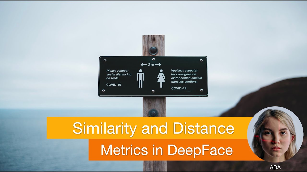 3 Different Similarity and Distance Metrics in DeepFace - YouTube