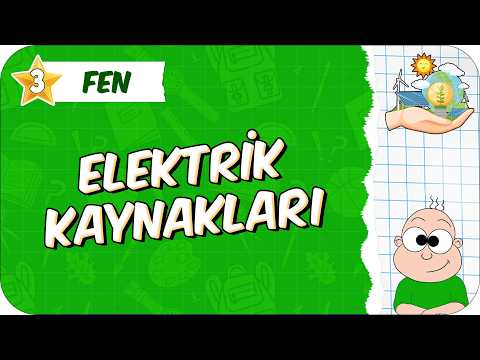 Elektrik Kaynakları 📗 3. Sınıf Fen #2026