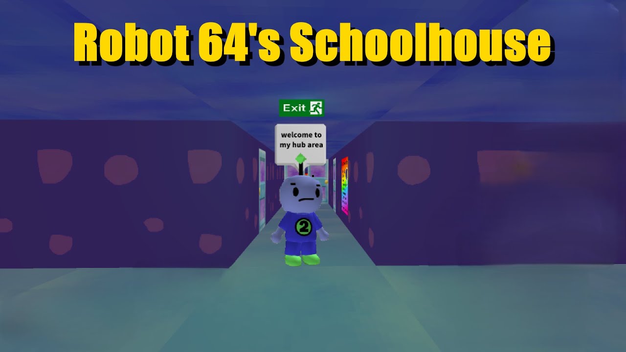 Baldi's Basics But We Are In Robot 64!? - Baldi's Basics Mod - YouTube
