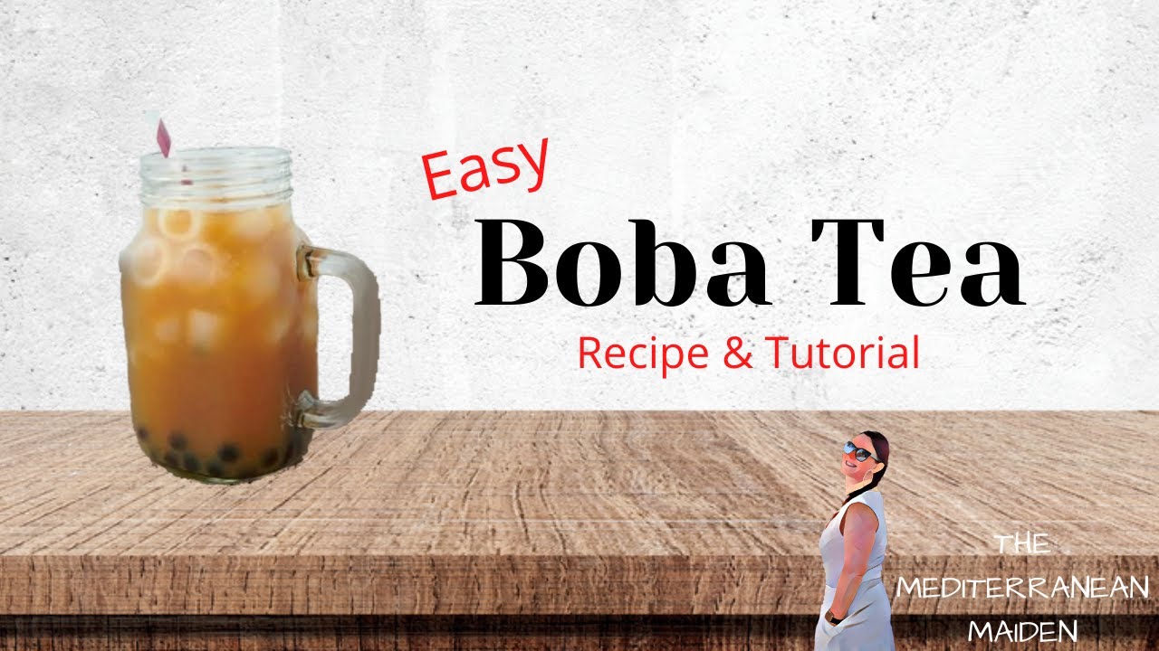 SUPER EASY 5 MINUTE BOBA TEA RECIPE AND TUTORIAL - YouTube
