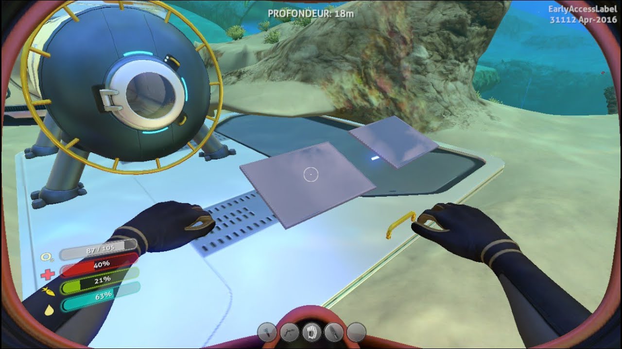 Subnautica ep4 les paneaux solaire!!!! - YouTube