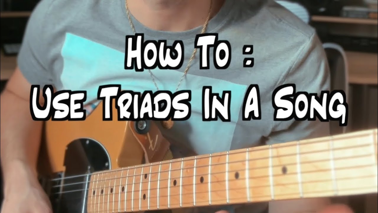 Playing Chord Progressions With Simple Triad Shapes - YouTube